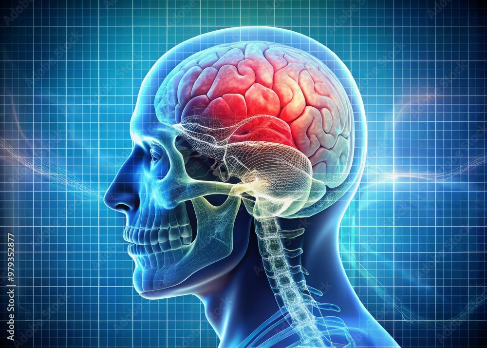 Accurate and high-contrast illustration of scan revealing detailed ...