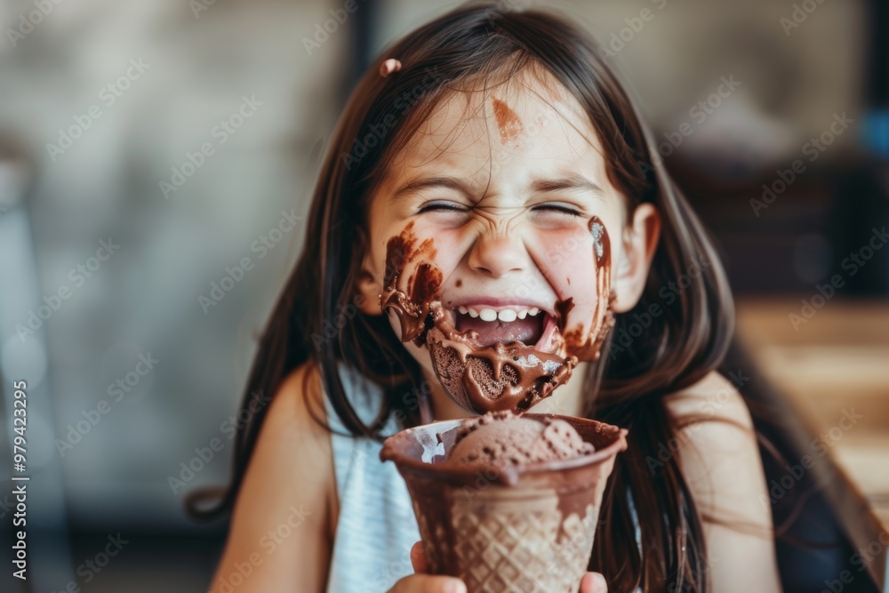 Captivating portrait captures innocent beauty and joyful spirit. Little ...