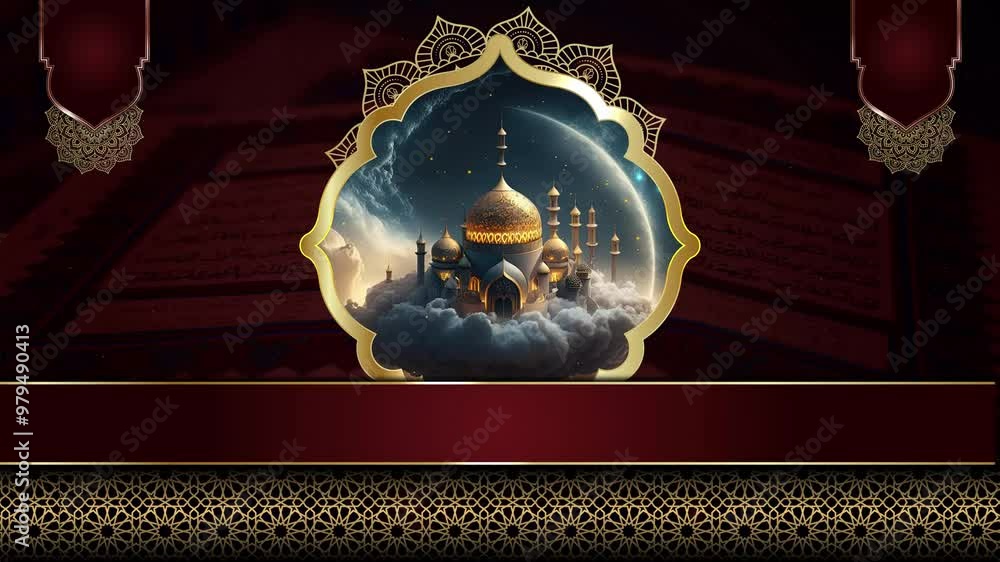 luxury arabic islamic Background , muslim design for Holy Quran ...