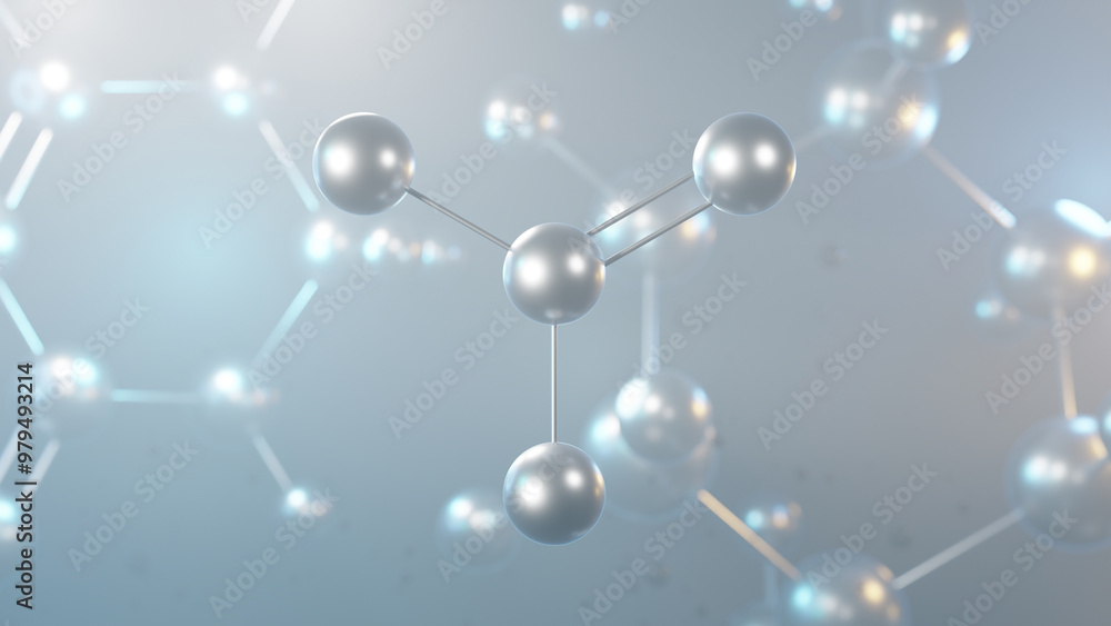carbonate molecular structure, 3d model molecule, salt of carbonic acid ...