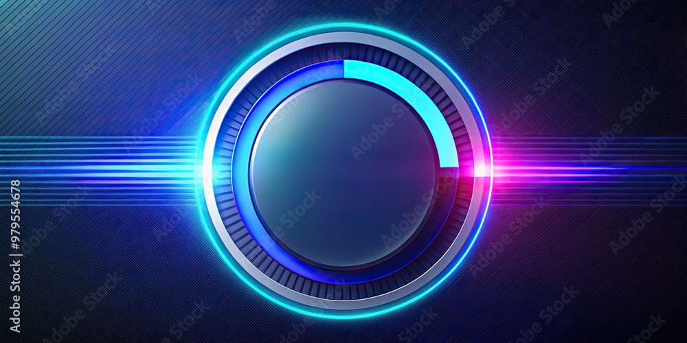 Circular progress bar animation with glossy effect and subtle gradient ...