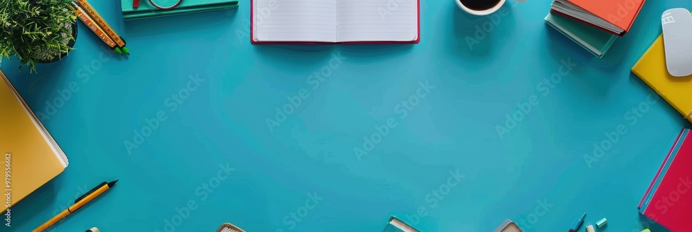 Virtual learning banner: Online courses and modern education tools ...