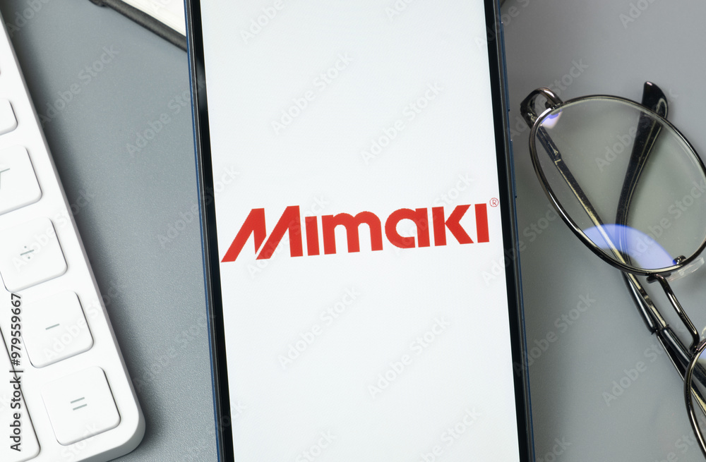 New York, USA - 30 August 2024: Mimaki Logo on Phone Screen, Company ...