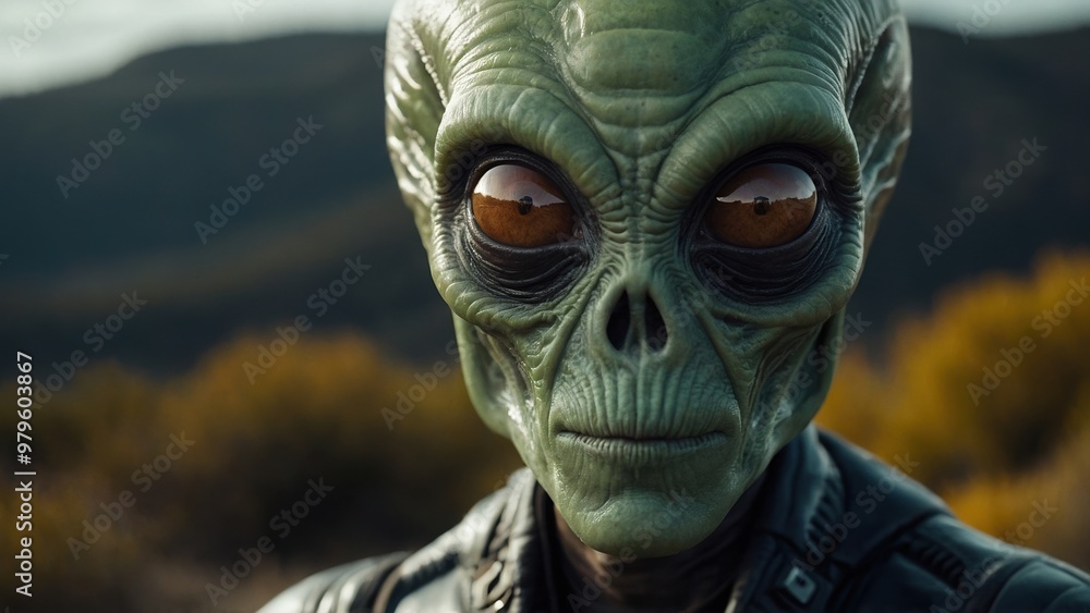 UFO sighting in the evening sky showcases the alien craft and its ...