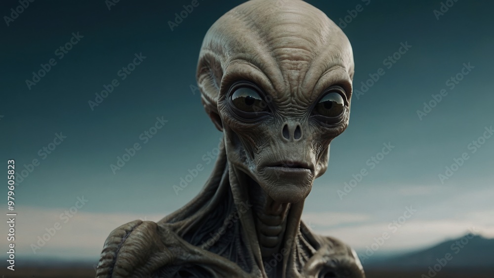 UFO sighting with an alien onboard adds a touch of cosmic wonder and ...