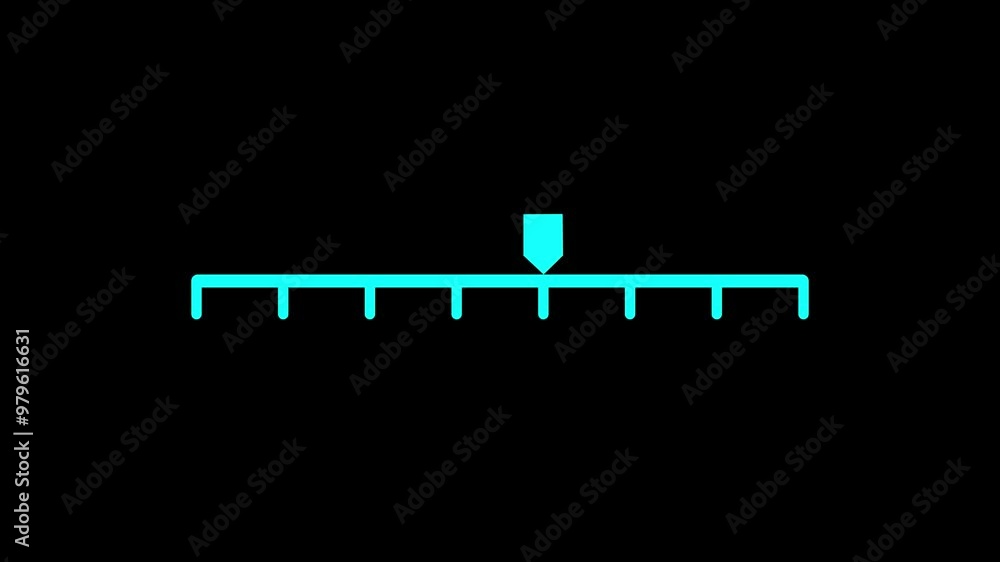 Simple infographic element - timeline icon animation. Timeline concept ...