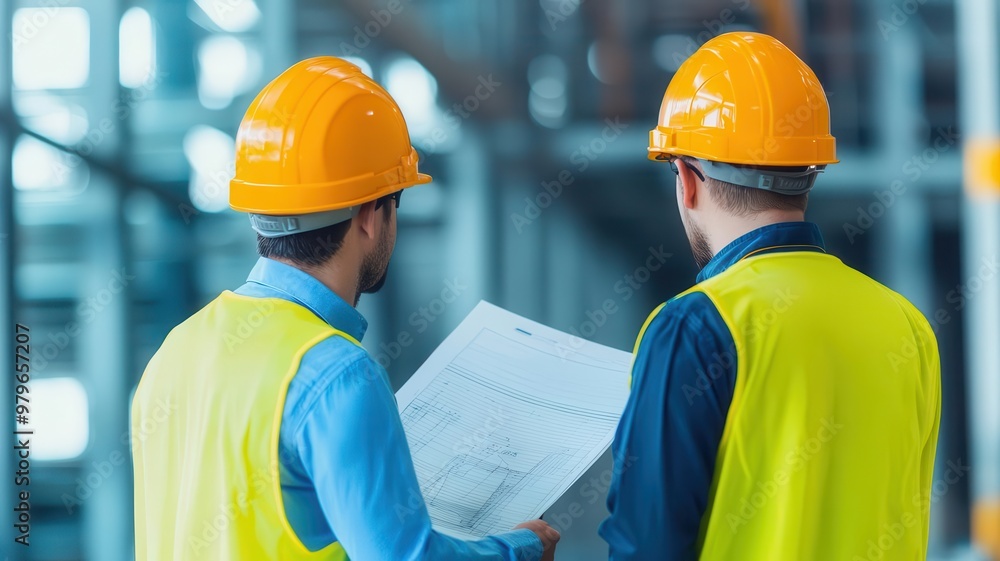 Process engineers collaborating on creating a continuous improvement ...