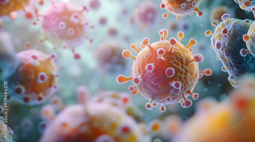 Monkeypox Virus or mpox viral pathogen infecting humans as an ...