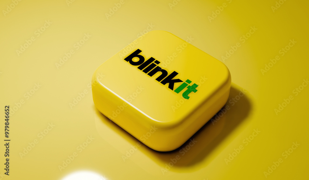 Pune, India - September 2024. Blinkit food and grocery delivery app ...