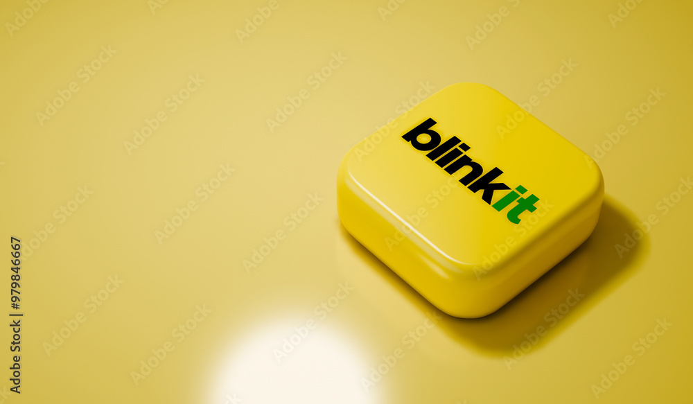 Pune, India - September 2024. Blinkit food and grocery delivery app ...