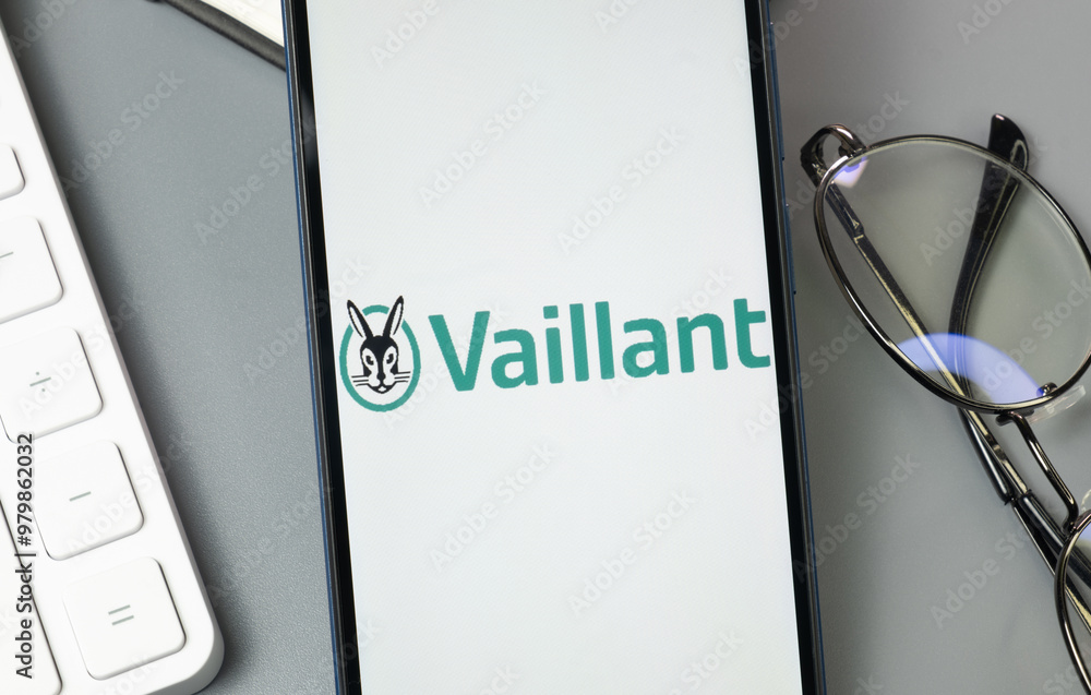 New York, USA - 30 August 2024: Vaillant Logo on Phone Screen, Company ...