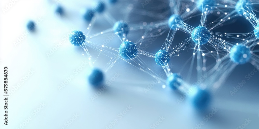 Futuristic representation of logical connections, reasoning algorithms ...