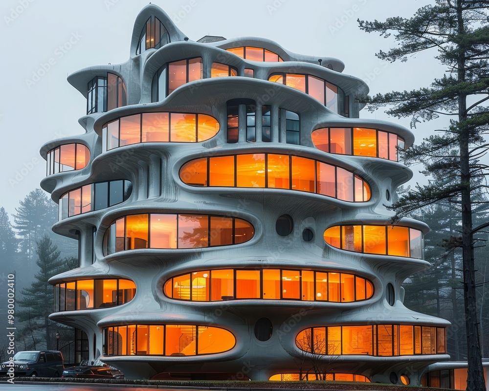 Nature inspired organic resort architecture with parametric design ...