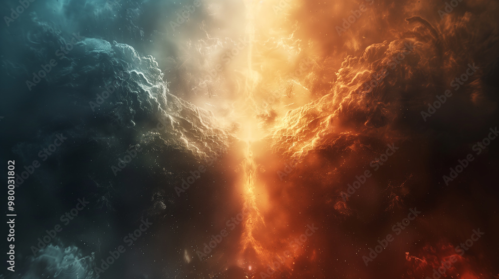 versus wallpaper, heaven and hell, good vs evil, light and darkness ...