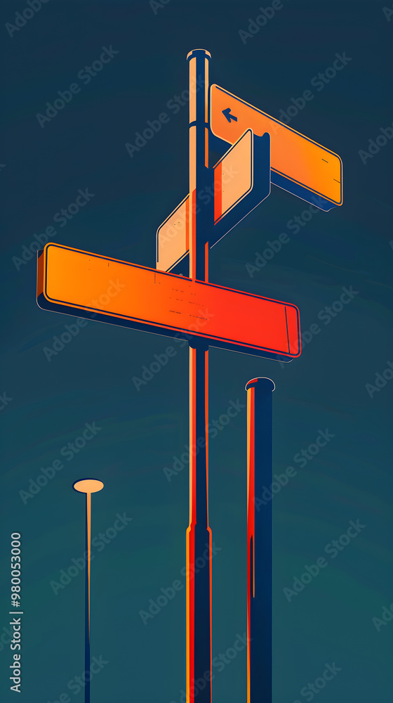 Modern and Minimalist Vector Signage for Wayfinding and Directional ...