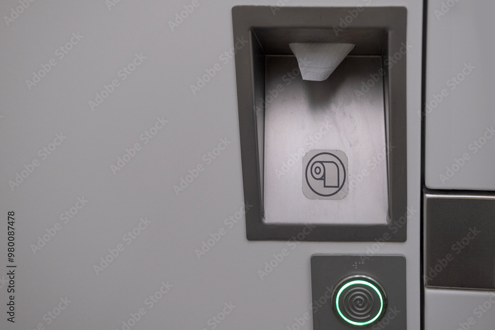 automated public restroom, Euro coins or app-based, Modern European ...