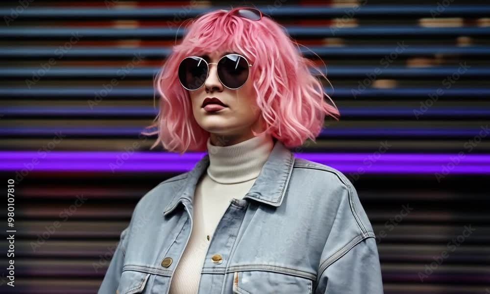 A mix of 1990s fashion and modern design. Think neon signs, vintage ...