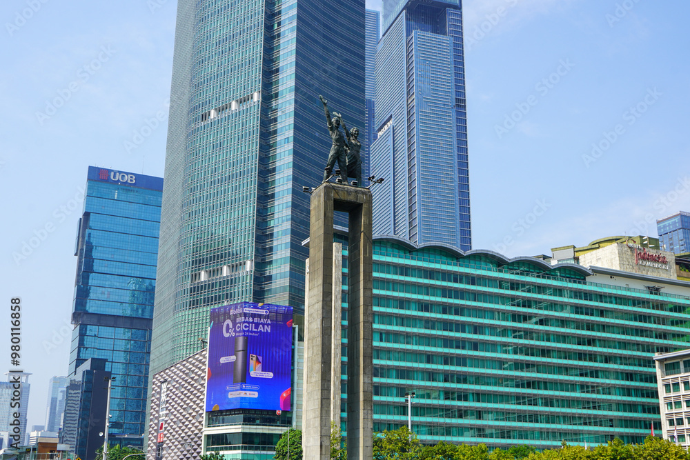 Selamat Datang Monument or Welcome Monument or Monumen Bundaran HI or ...