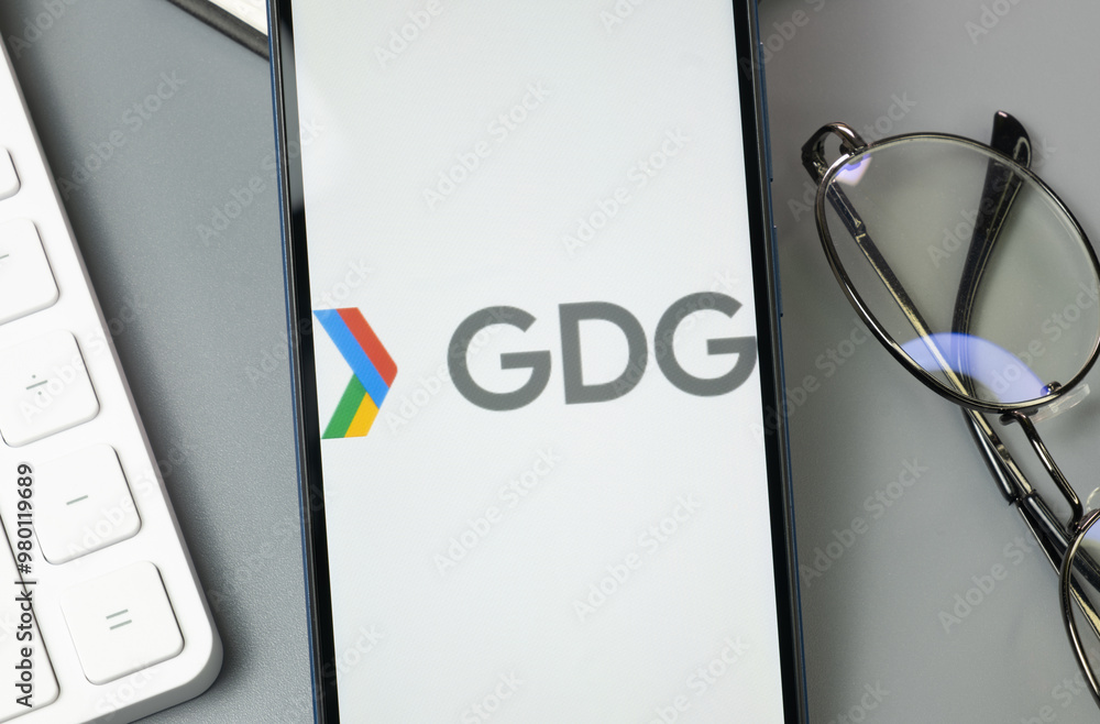 New York, USA - 30 August 2024: GDG Google Developer Group Logo on ...