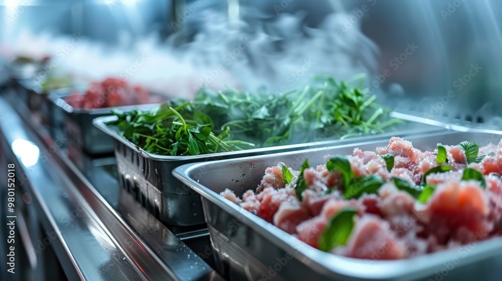 Cryogenic Food Processing: Freezes food at extremely low temperatures ...