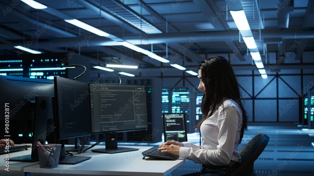 Data center network engineer designing, implementing and managing ...