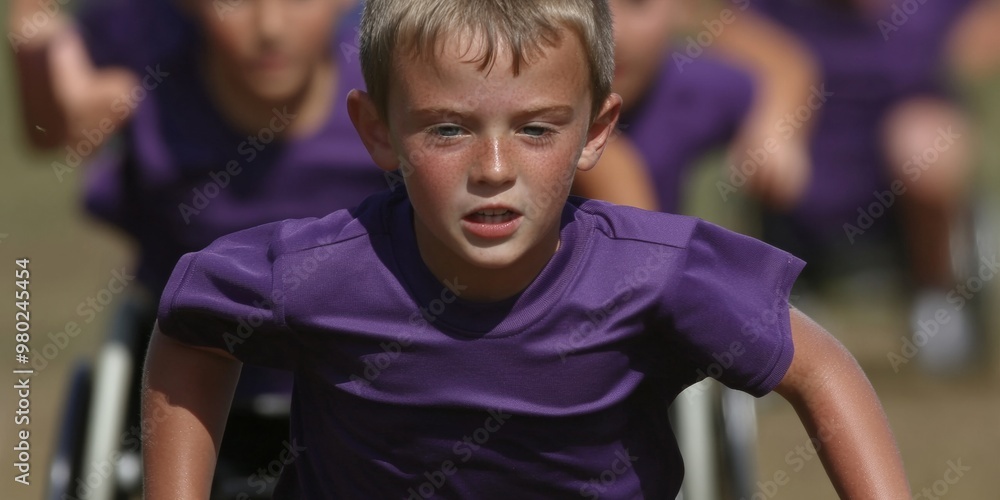 Inclusive Childrens Relay Race Day - Celebrating Sports and Fitness for ...