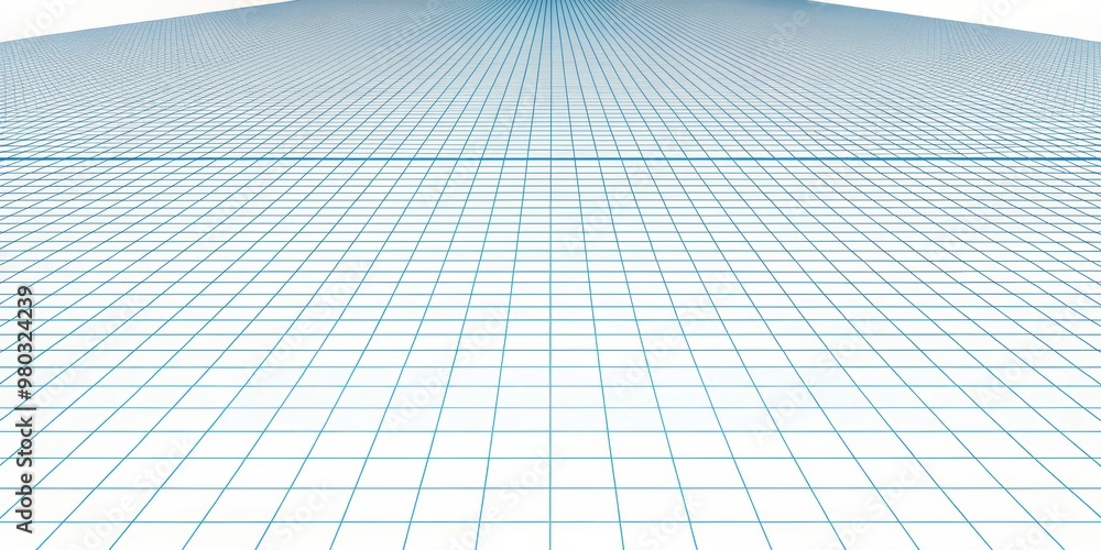 axis with perspective view and grid lines, technology, digital ...