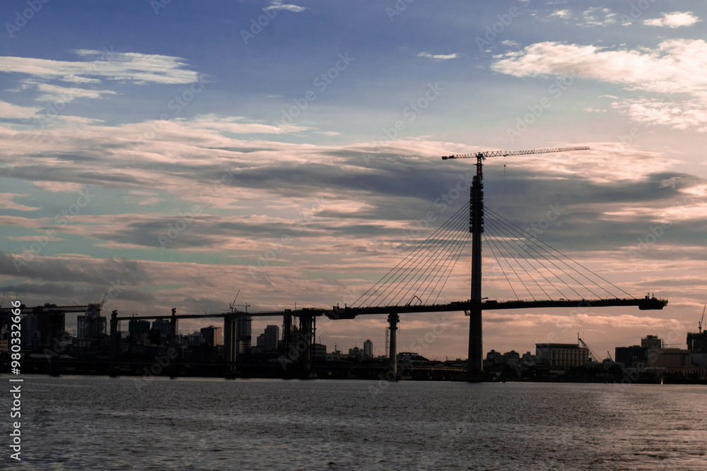 The Mactan Channel in Cebu, Philippines is a busy waterway that ...