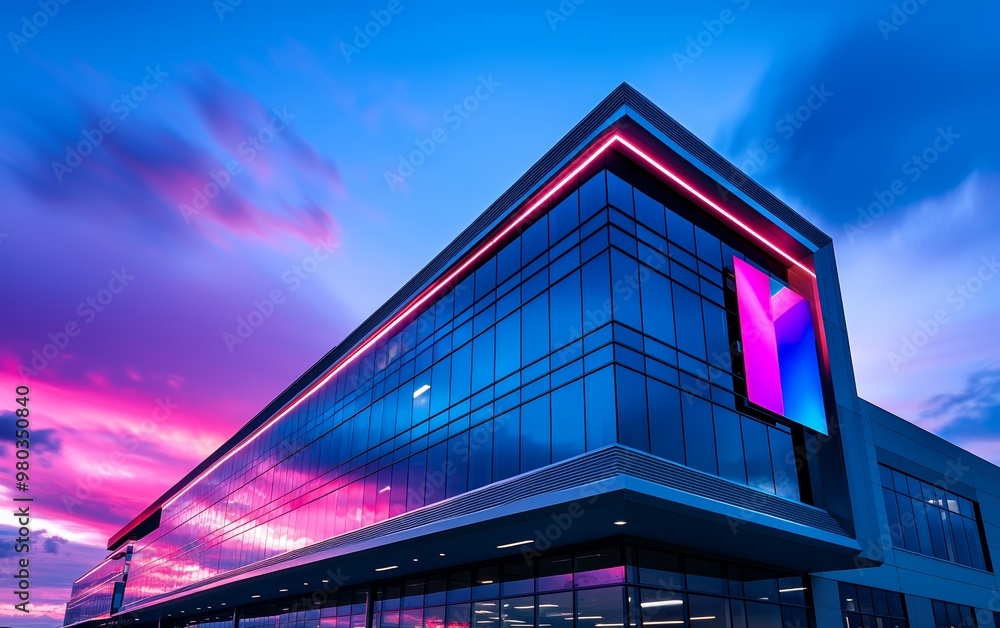 Exterior of a modern hospital with reflective windows and prominent ...