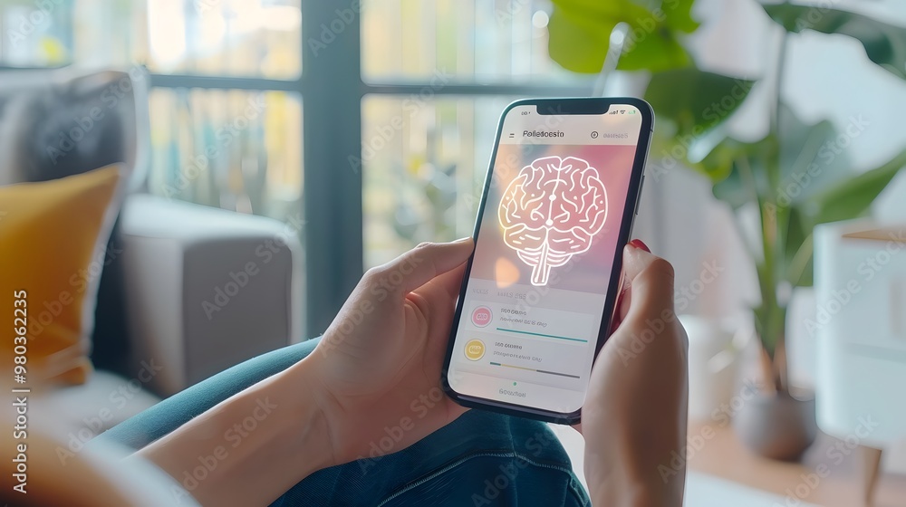 AI Powered Mental Health Support App with Calming UI and Peaceful ...