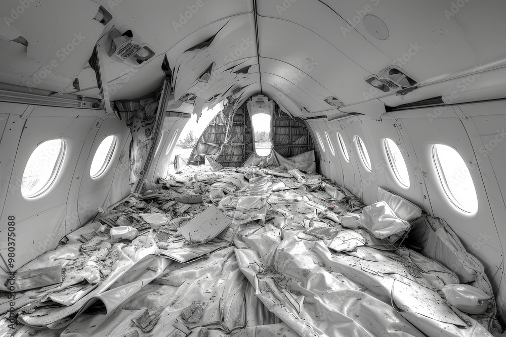 Passengers gripped by terror as oxygen masks deploy in airplane cabin ...