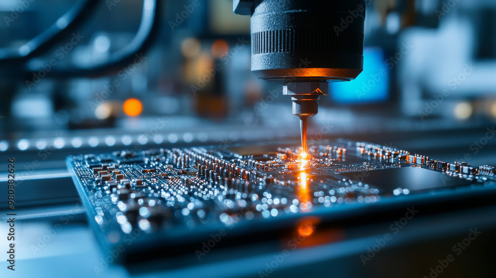 Automated machinery for quality testing of printed circuit boards ...