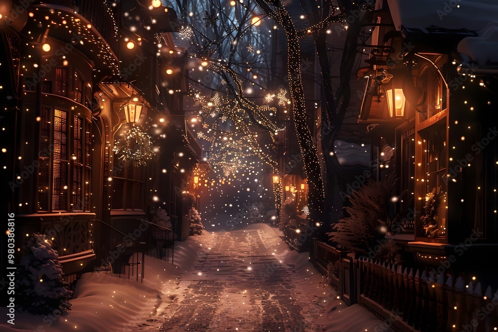 Winter and Snow Wallpaper, Landscape of Train passing through famous ...