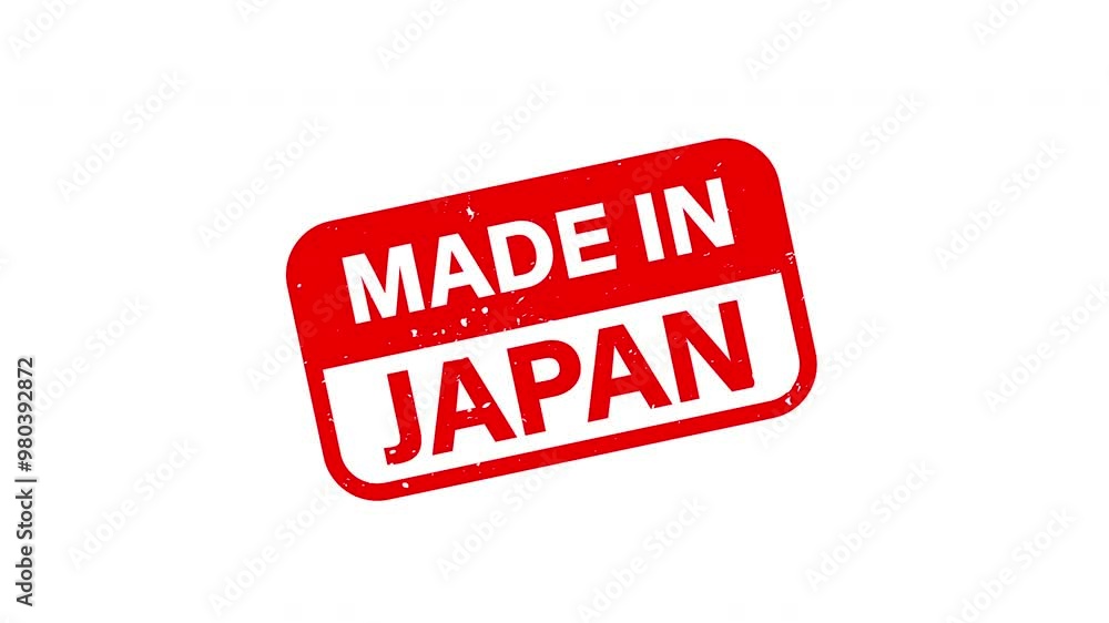 Made in Japan symbol, made in japan red stamp, japan product emblem 4k ...