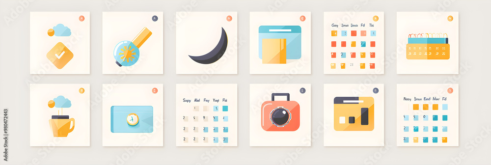 Minimalist Vector Calendar: A Clean and Functional Design for Effective ...