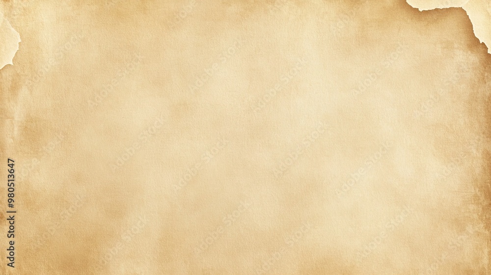 A vintage parchment-style paper with an antique effect, featuring ...