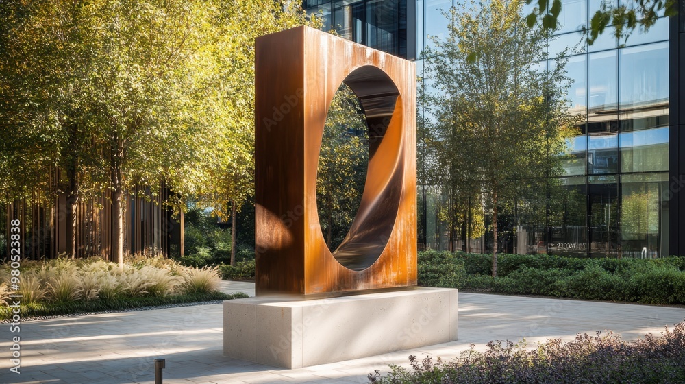 Monument celebrating a 20th anniversary in bold modern design featuring ...