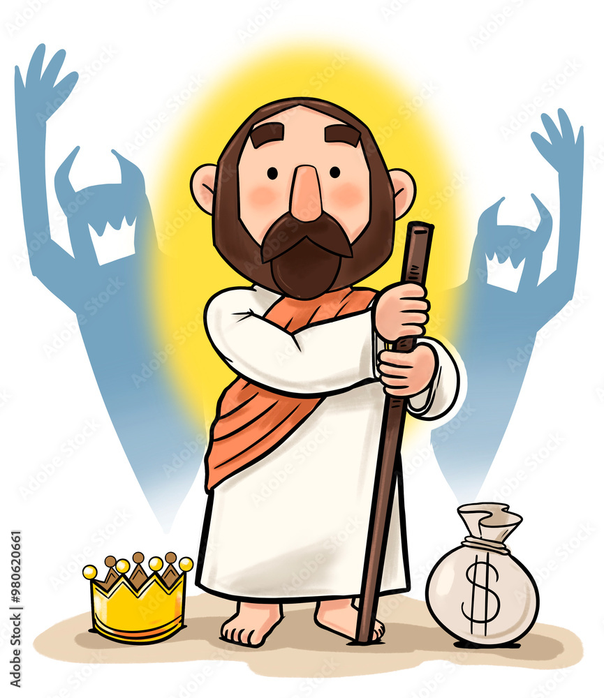 “At once the Spirit sent him out into the wilderness, and he was in the ...