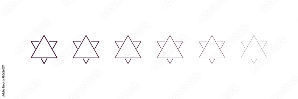 blasphemy outline icon. Linear vector from religion concept. 6 ...