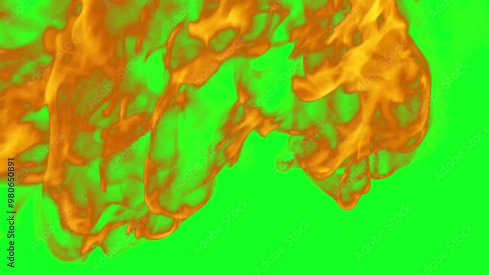 Fire flames that start to burn and covers the surface with fire. Good ...