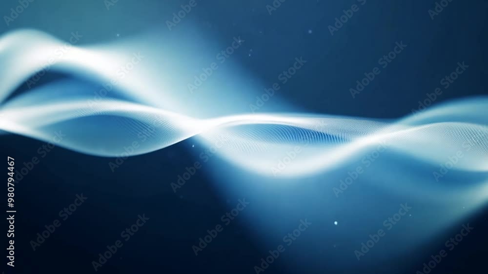 Fluorescent white luminous lines are combined in the graphic material ...