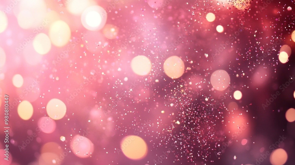 Pink glitter light astronomy outdoors. Stock Illustration | Adobe Stock