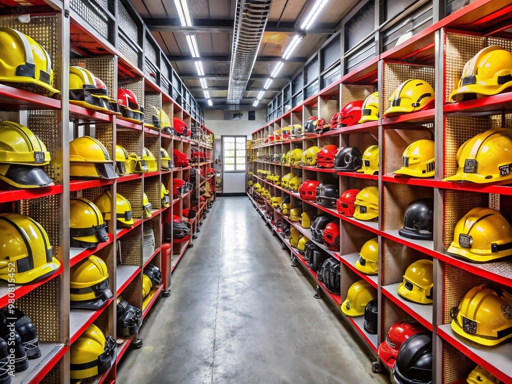 A well-organized fire safety equipment storage room in Adelaide ...
