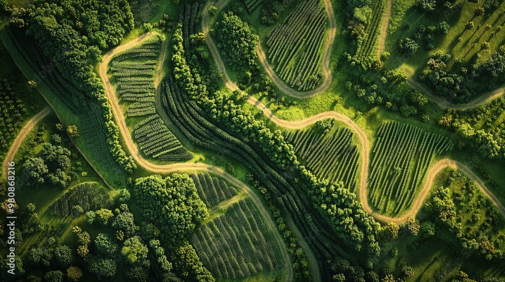 Stunning Overhead Imagery of Farmland Layout: Enhance Your Space with a ...