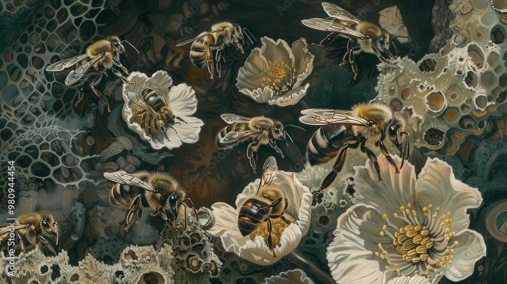 The roles of insects in ecosystems, such as bees in pollination and ...