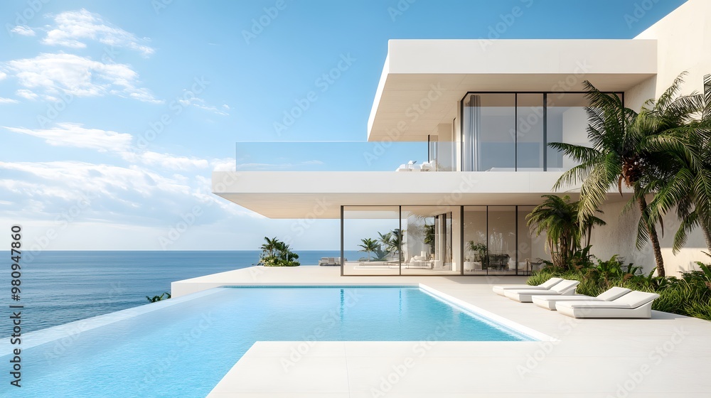 Luxurious modern directory layout with a minimalist design, displaying ...