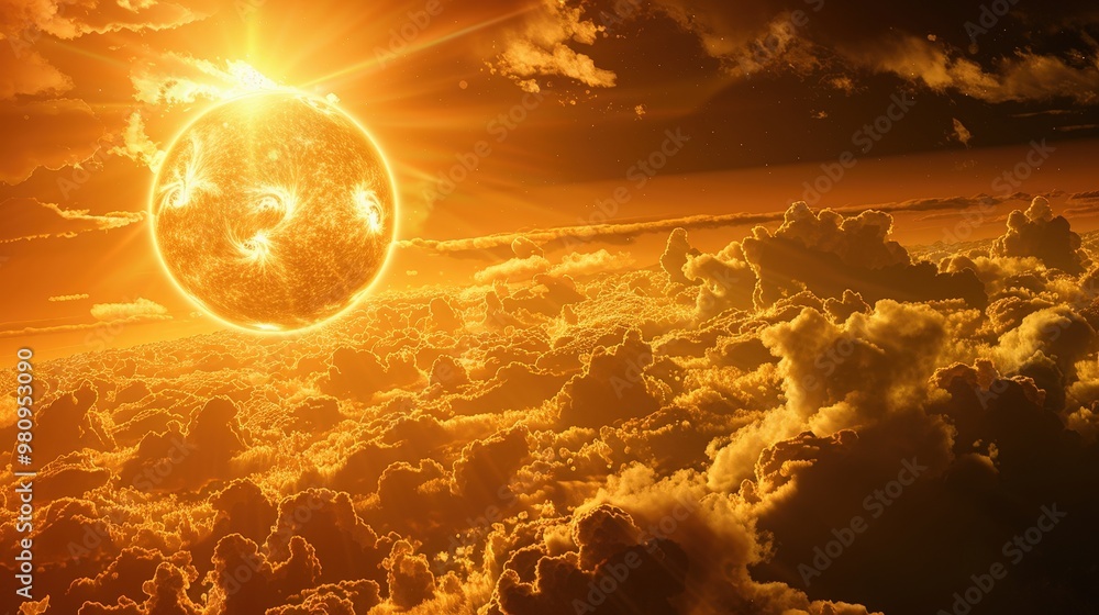 The sun's influence on Earth's climate includes its effect on global ...