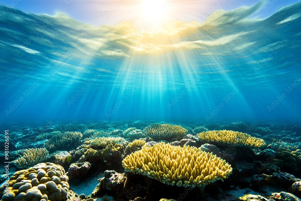 Acid in the oceans, contributing to the process of ocean acidification ...