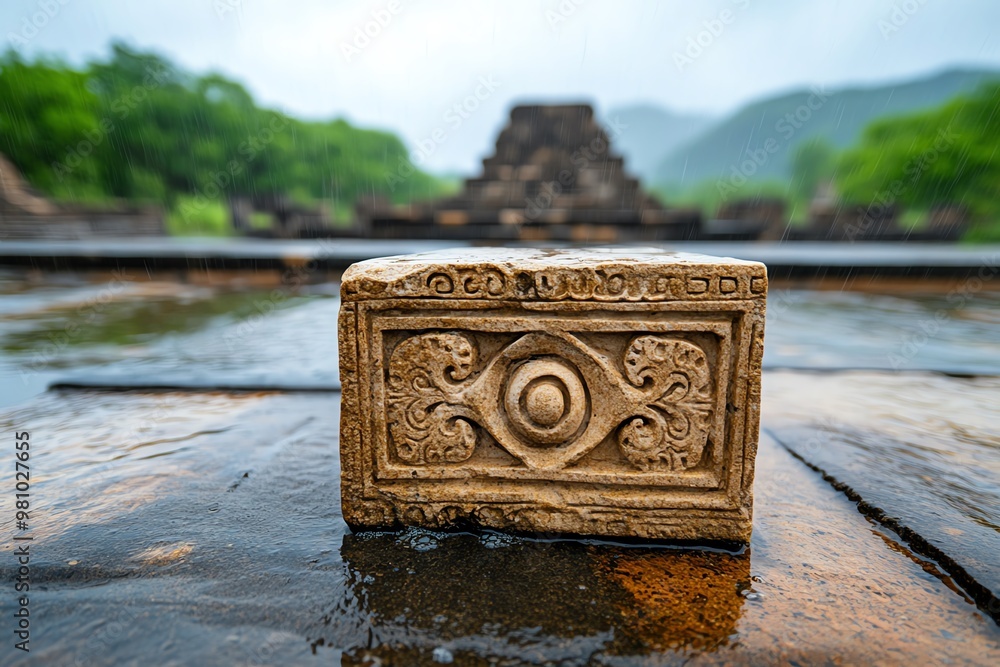 Acid rain contributing to the deterioration of ancient stone sculptures ...