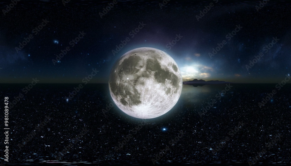 earth and sun, earth and moon, 360 moon degree equirectangular ...